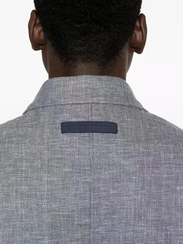 Zegna Chest-pocket Shirt - Blue