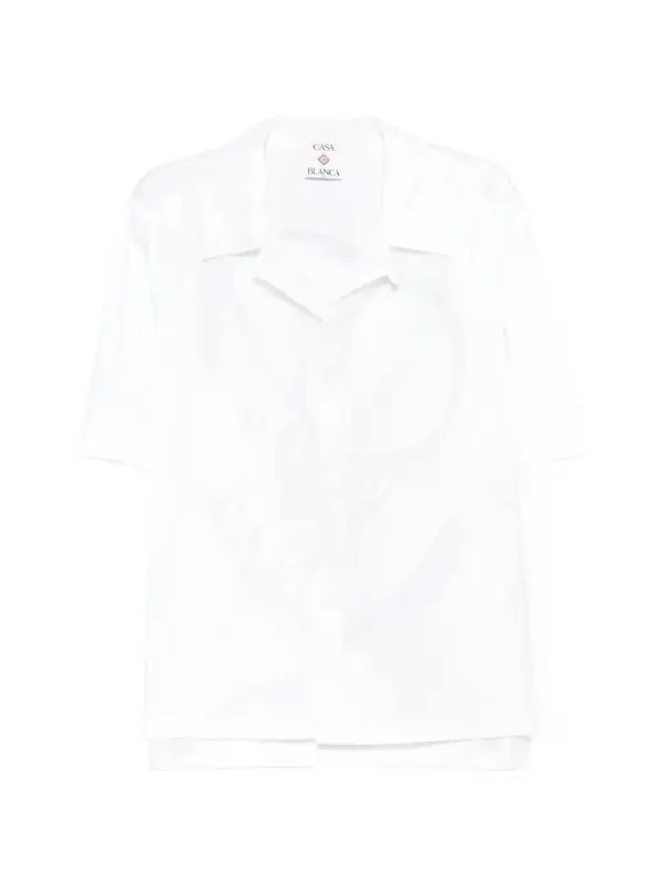 Casablanca Patterned Shirt - White