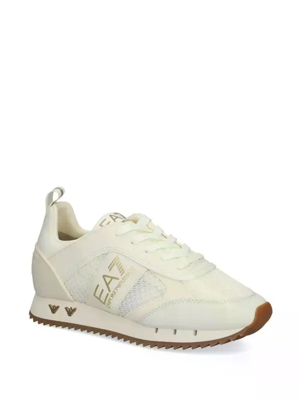 EA7 Logo Sneakers - Neutrals