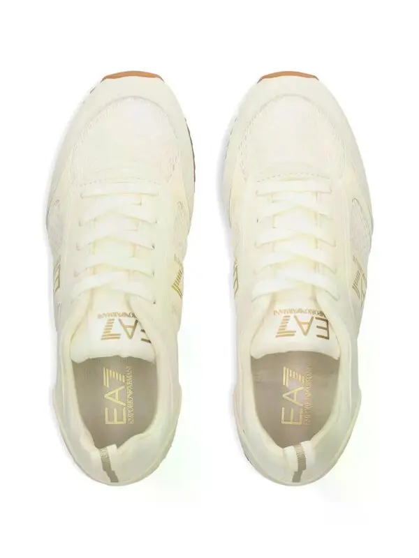 EA7 Logo Sneakers - Neutrals
