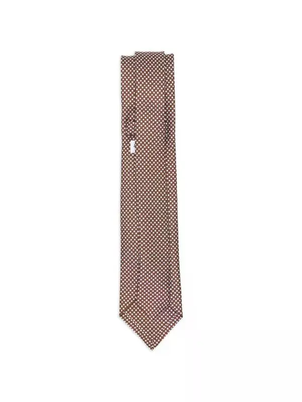 ERRICO FORMICOLA Patterned Neck Tie - Brown