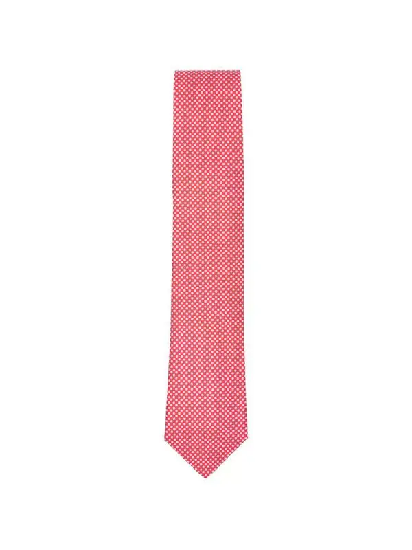 ERRICO FORMICOLA Patterned Neck Tie - Red