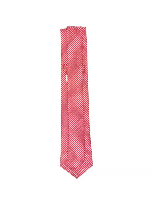 ERRICO FORMICOLA Patterned Neck Tie - Red