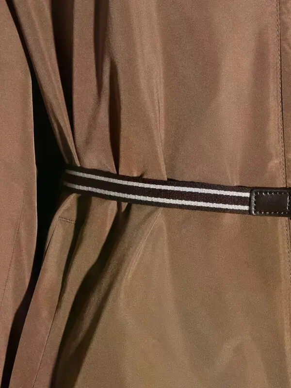 Max Mara Hooded Belted Coat