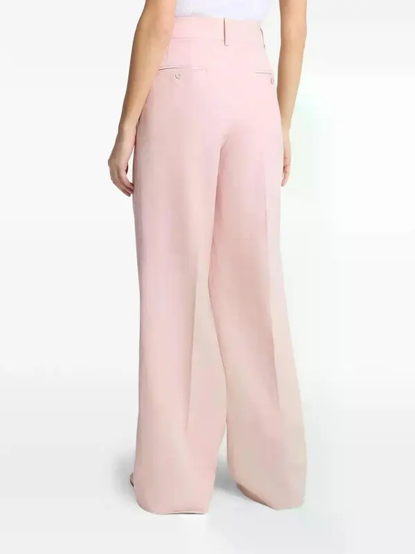 Michael Kors Pleated Palazzo Pants - Pink