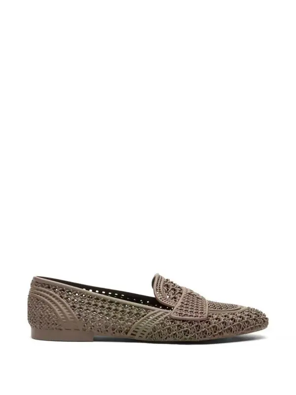 Casadei 3d Printed Loafers - Brown