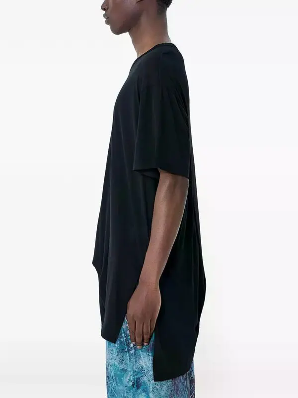 Yohji Yamamoto Asymmetrical Crew Neck T-shirt