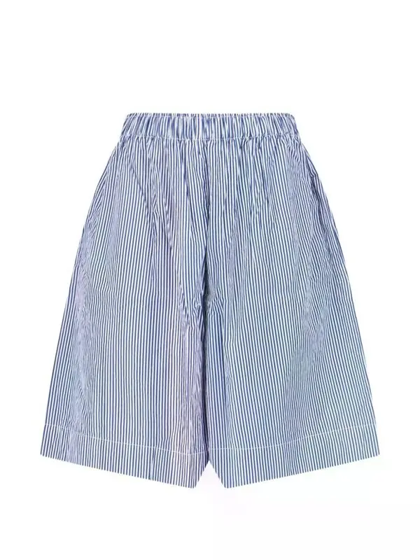 DANIELA GREGIS Striped Elasticated Shorts