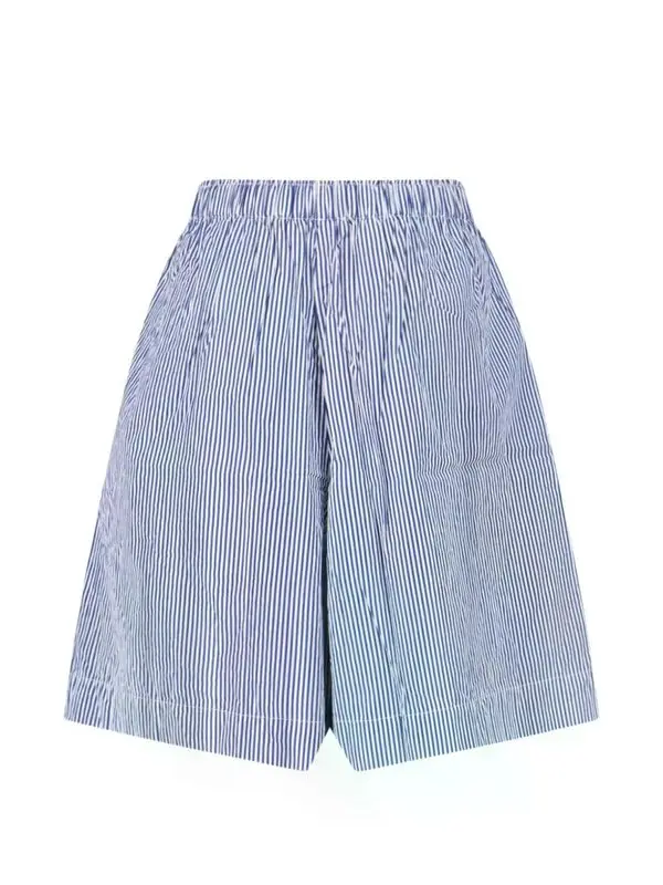 DANIELA GREGIS Striped Elasticated Shorts