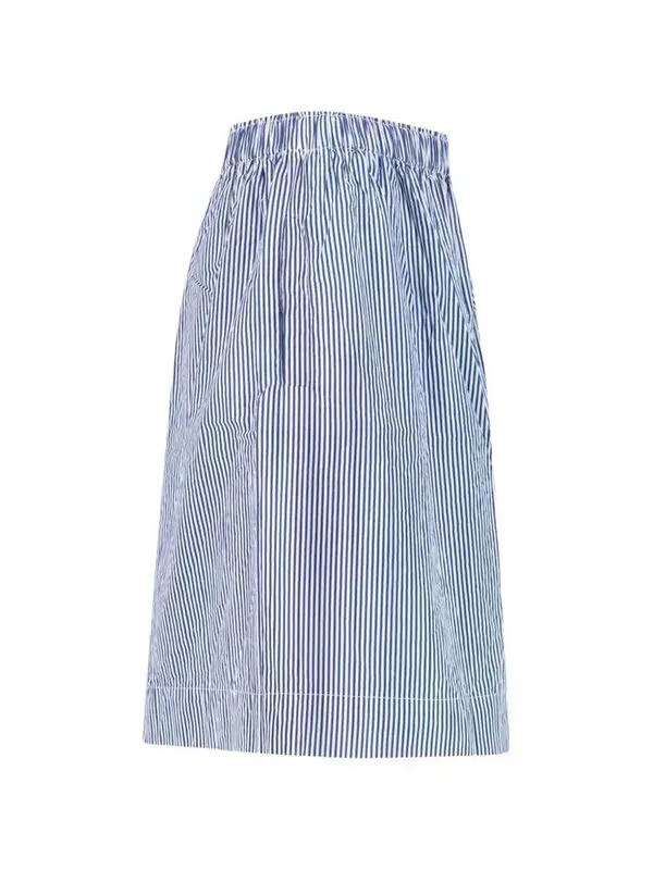 DANIELA GREGIS Striped Elasticated Shorts