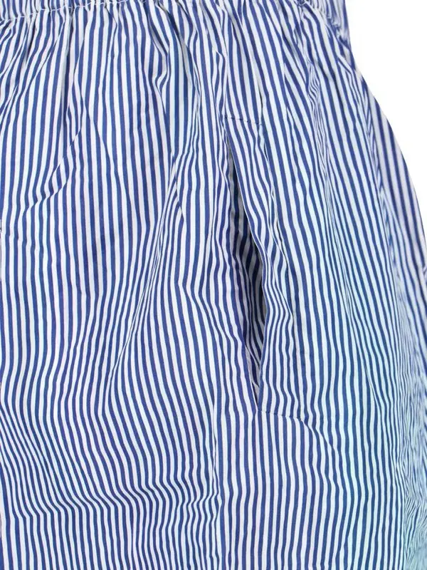 DANIELA GREGIS Striped Elasticated Shorts