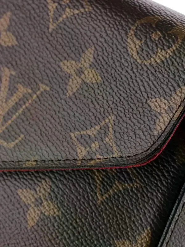 LOUIS VUITTON Felicie Pochette Monogram Canvas Crossbody Bag - Brown