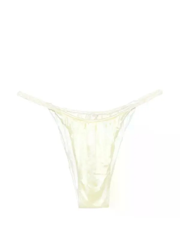 ISA BOULDER Twist Strap Bikini Bottom - Neutrals