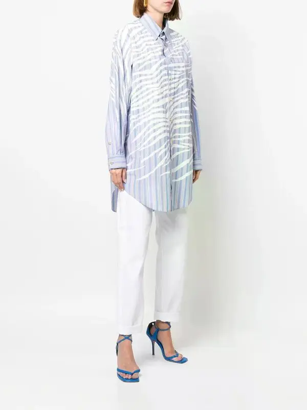 Just Cavalli Tiger-print Long-sleeve Shirt