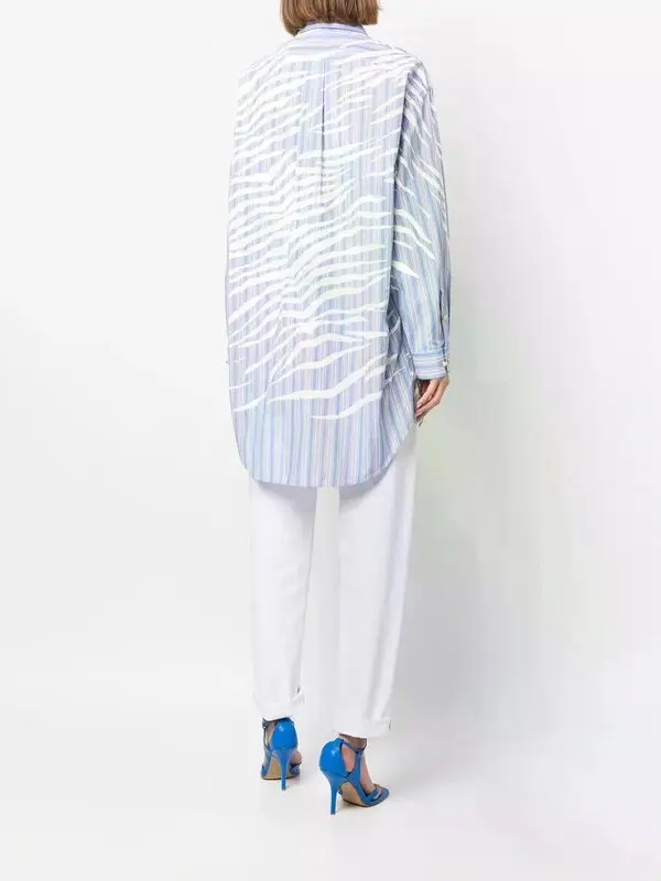 Just Cavalli Tiger-print Long-sleeve Shirt