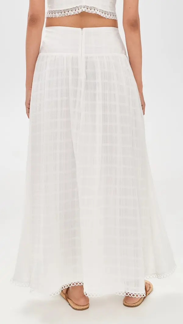 Peixoto Camila Skirt - Thatch White
