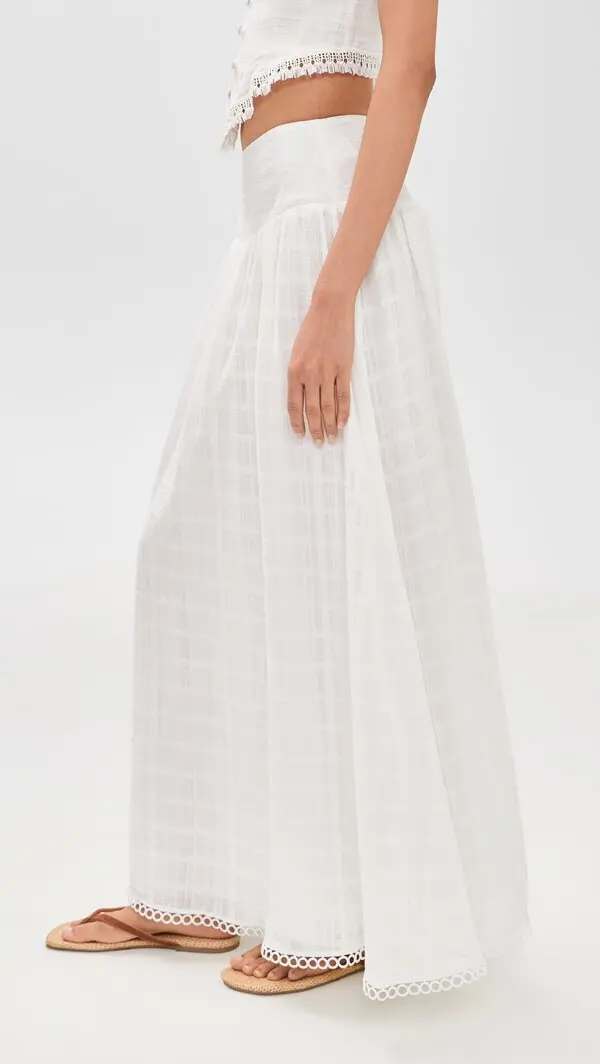 Peixoto Camila Skirt - Thatch White