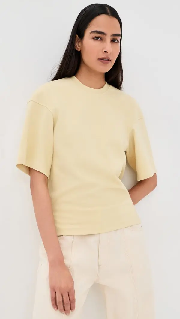Ossou Short Sleeve Shale Tee - Butter