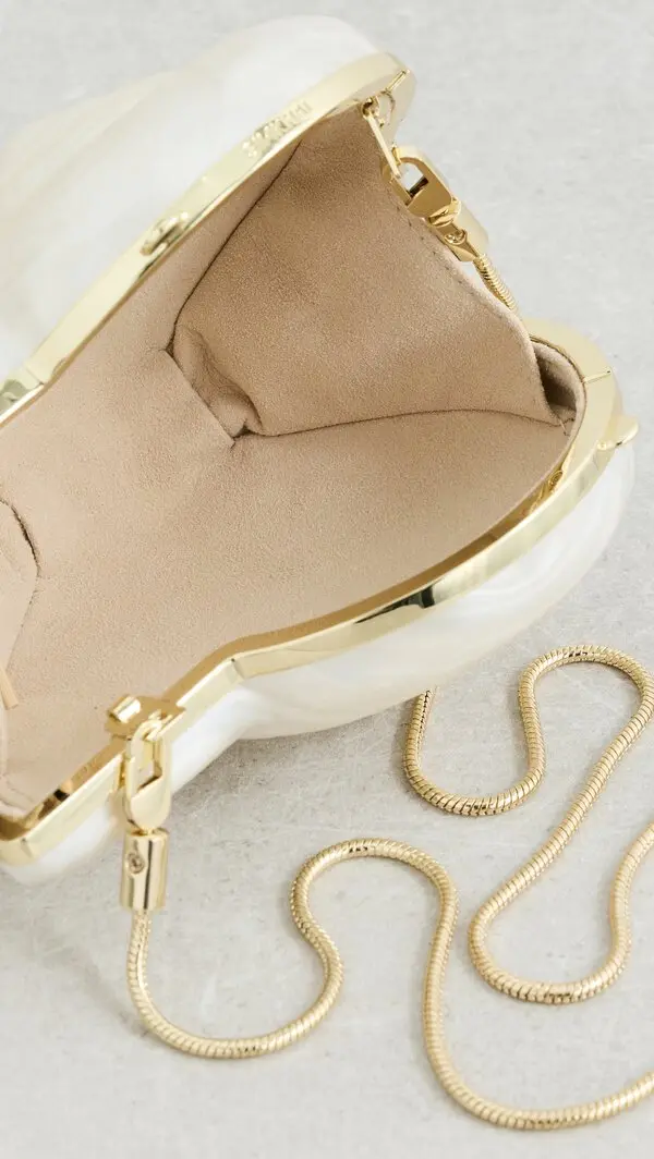 Simkhai Marion Seashell Clutch - Pearl