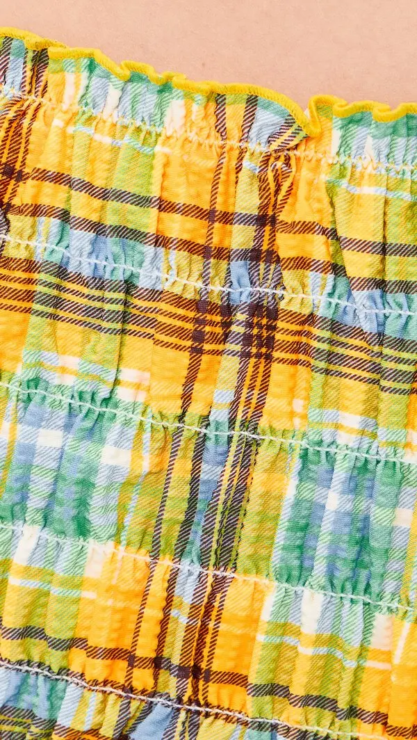 Solid & Striped The Mimi Shorts - Multi Plaid