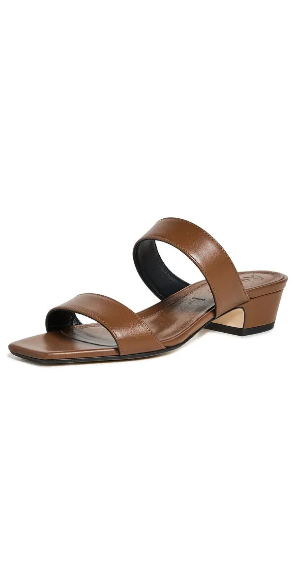AeydĒ Kemi Nappa Leather Sandals - Tobacco