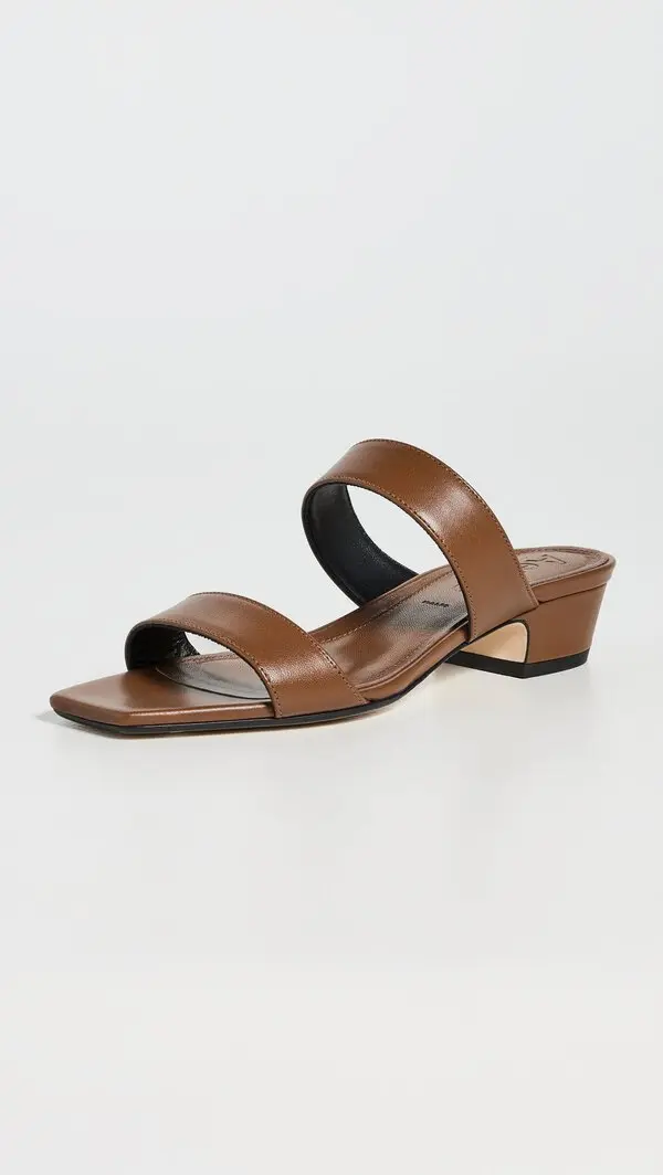 AeydĒ Kemi Nappa Leather Sandals - Tobacco