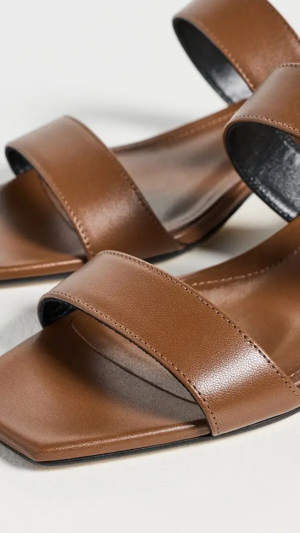AeydĒ Kemi Nappa Leather Sandals - Tobacco