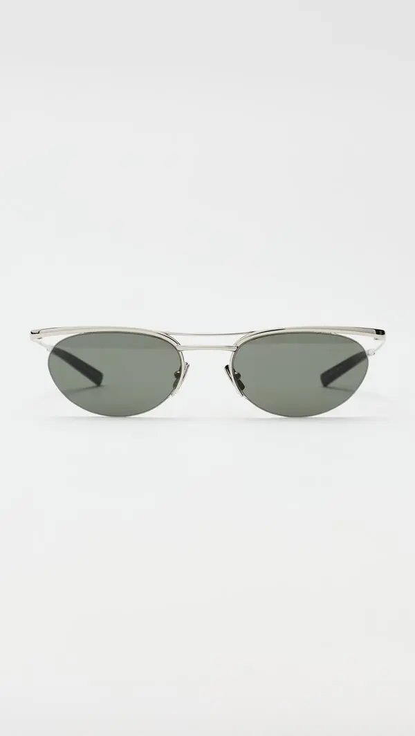 Saint Laurent Metal Aviator Sunglasses