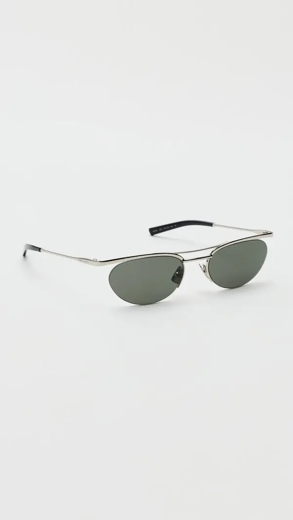 Saint Laurent Metal Aviator Sunglasses
