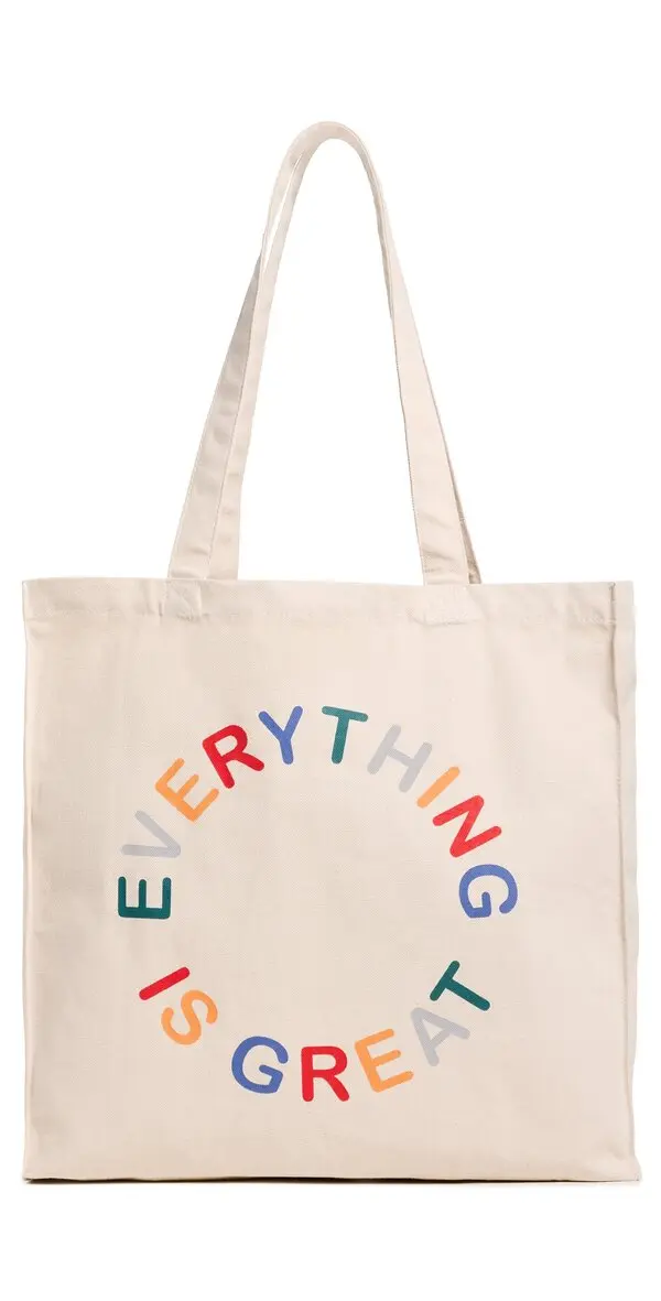 FAR AFIELD Carlos Graphic Tote - Natural