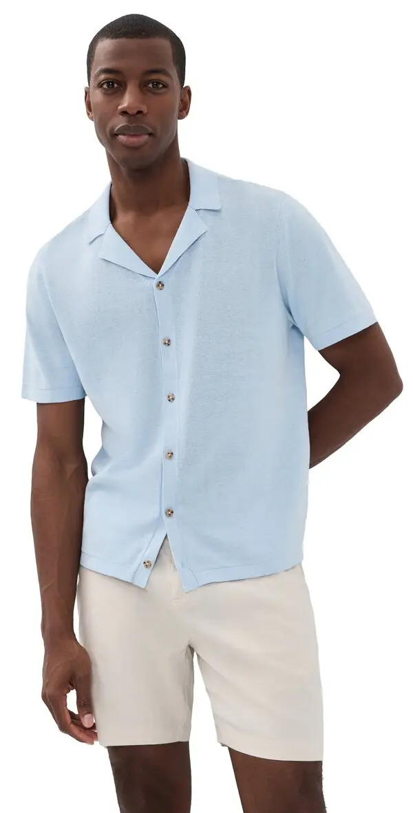 Onia Cotton Linen Camp Sweater
