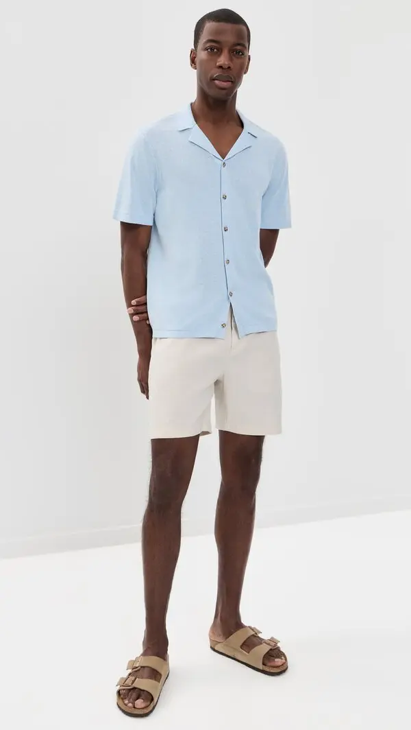 Onia Cotton Linen Camp Sweater