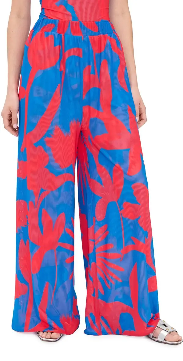 Eywasouls Malibu Seby Tropical Print Pants - Radiant Flora