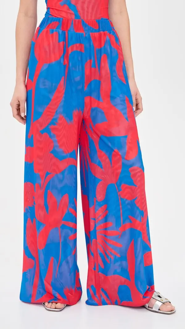Eywasouls Malibu Seby Tropical Print Pants - Radiant Flora
