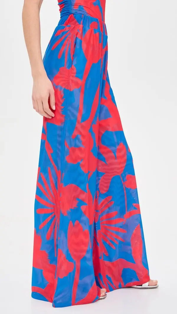 Eywasouls Malibu Seby Tropical Print Pants - Radiant Flora