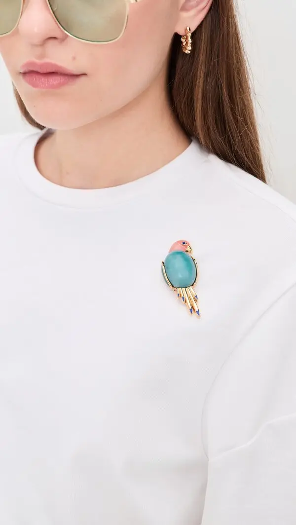 Lele Sadoughi Eileen Parrot Convertible Necklace