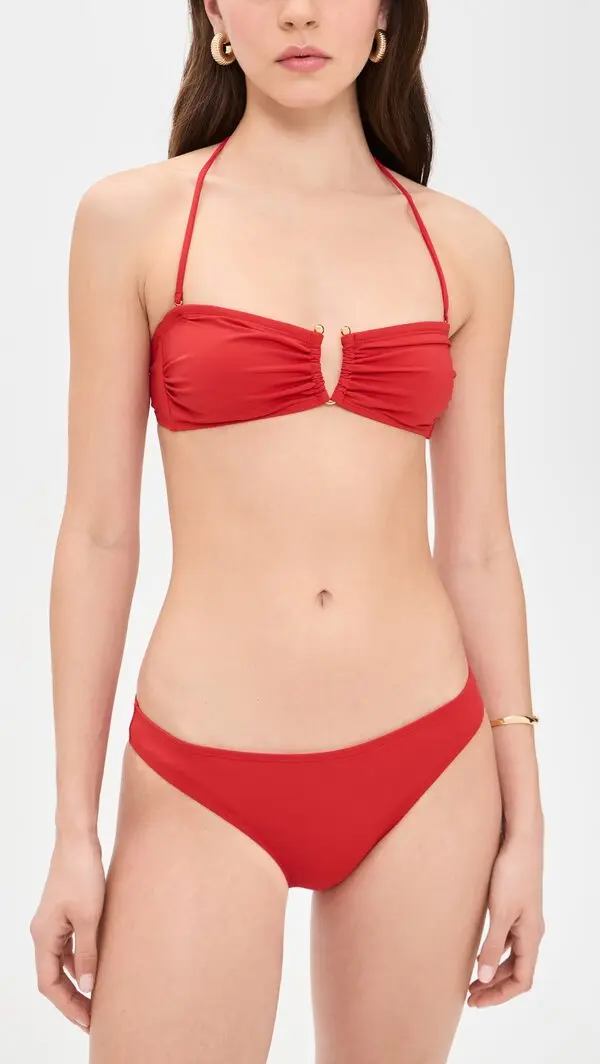 NILI LOTAN Bikini Bottom - Red