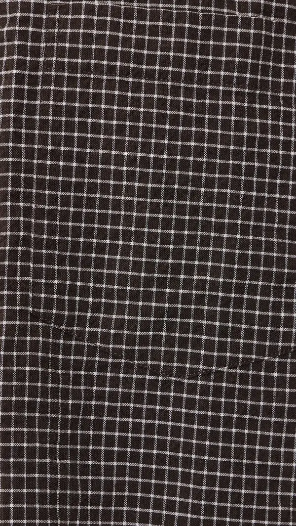 Norse Projects Espevik Check Oversized Shirt - Taupe