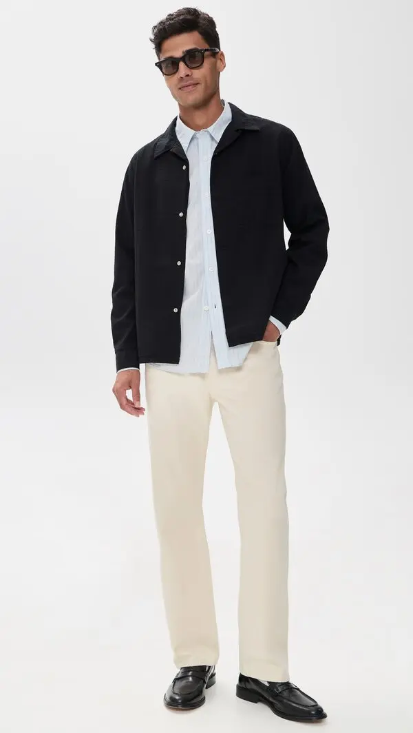 CORRIDOR Straight Leg Jeans - Natural