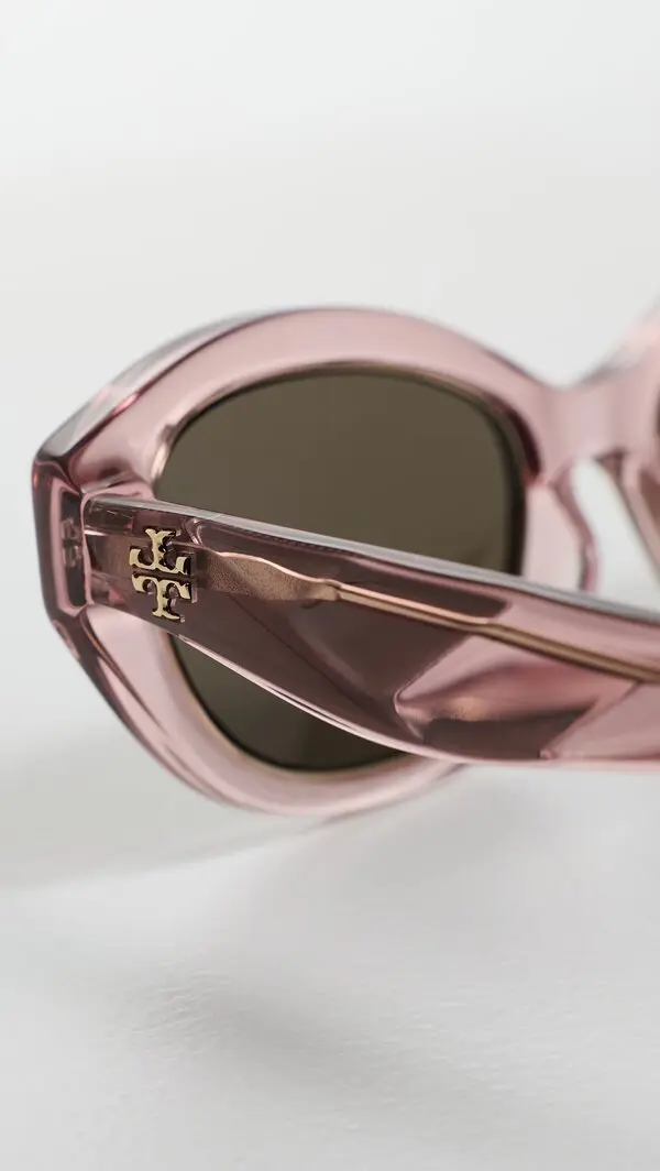 Tory Burch Kira Cateye Sunglasses - Transparent Pink