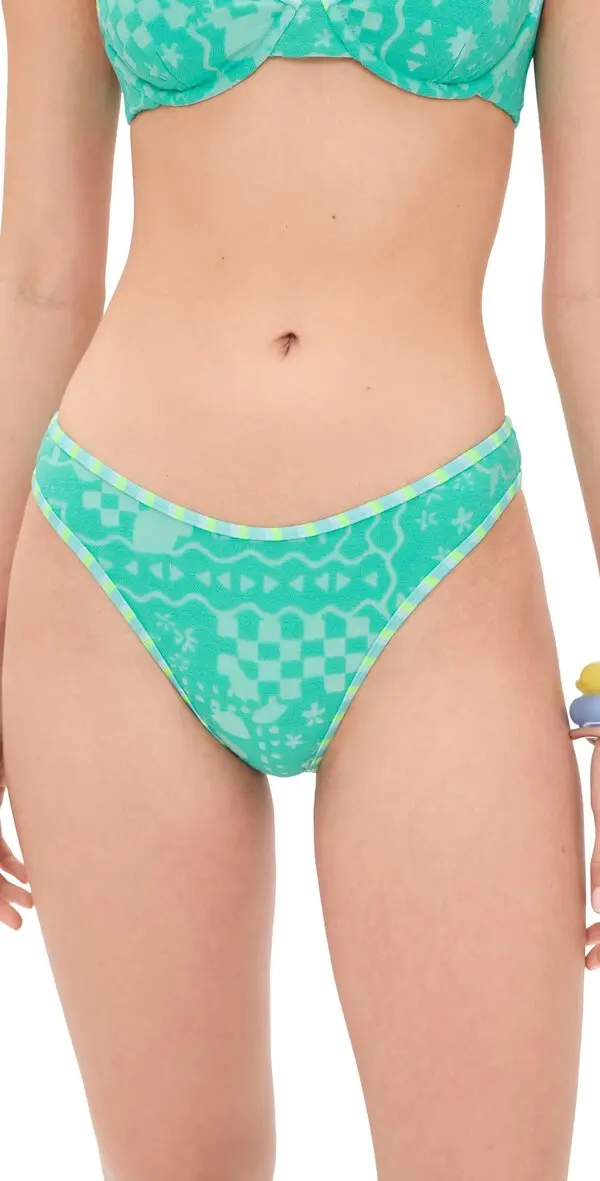 Beach Riot Daria Bikini Bottom - Aqua Haze