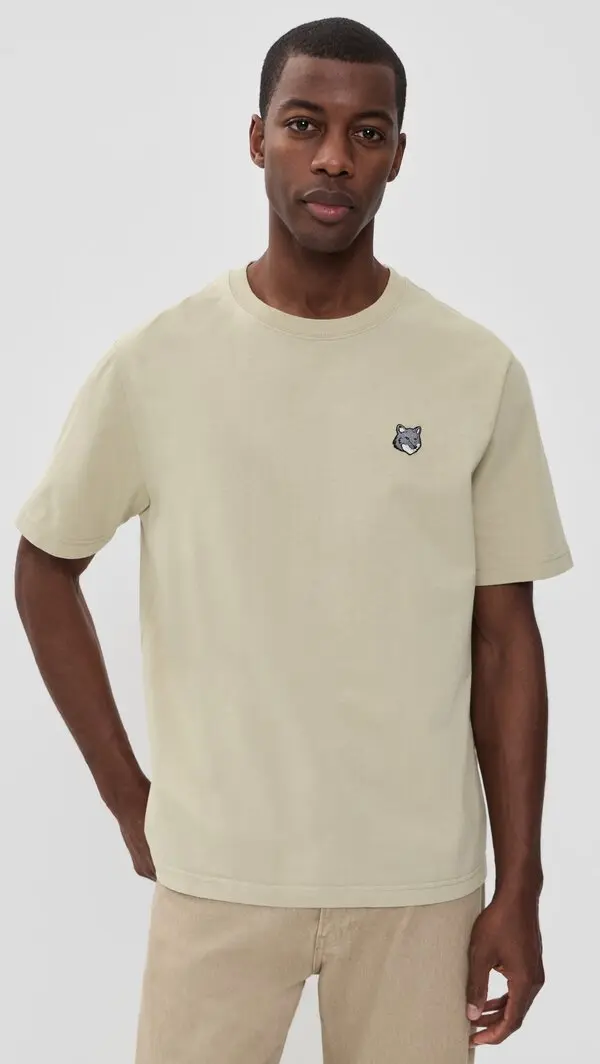 Maison Kitsuné Fox Head Comfort T-shirt - Tea Leaf