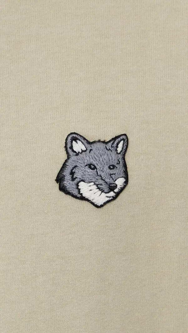 Maison Kitsuné Fox Head Comfort T-shirt - Tea Leaf