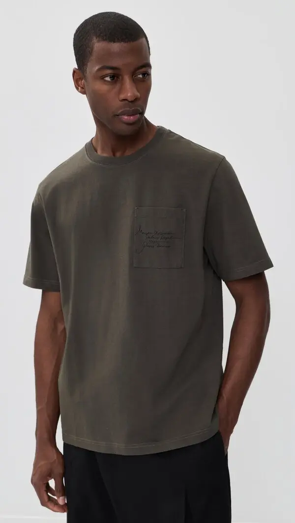 Maison Kitsuné Poetic Script Comfort T-shirt - Beluga