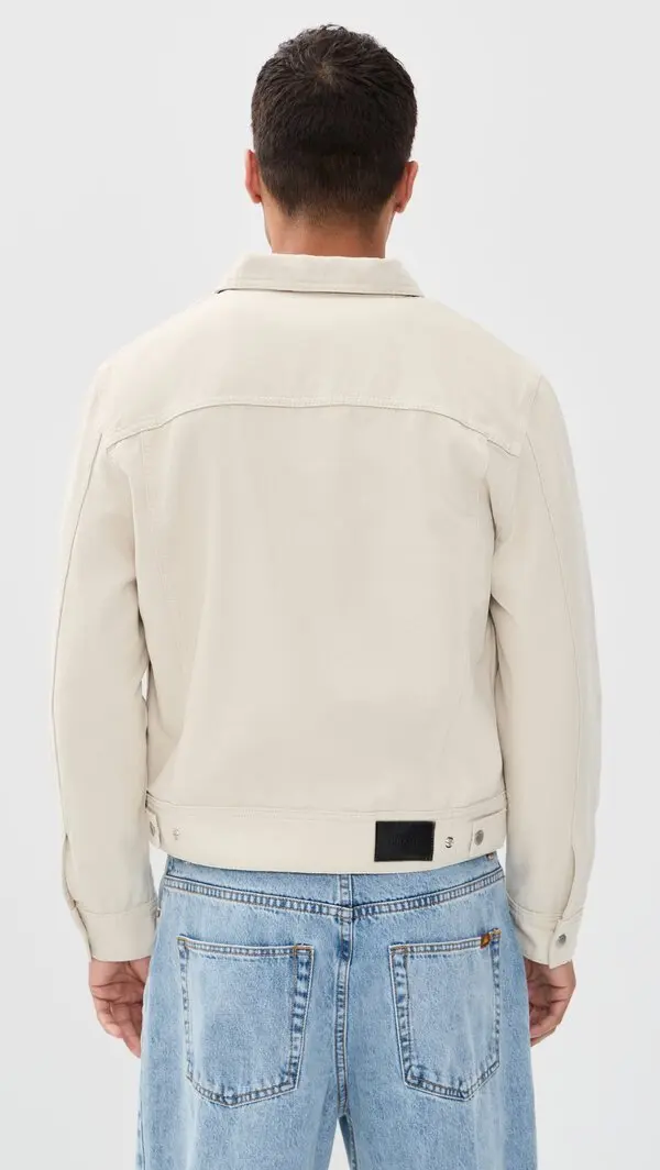 FRAME Canvas Trucker Jacket - Off White