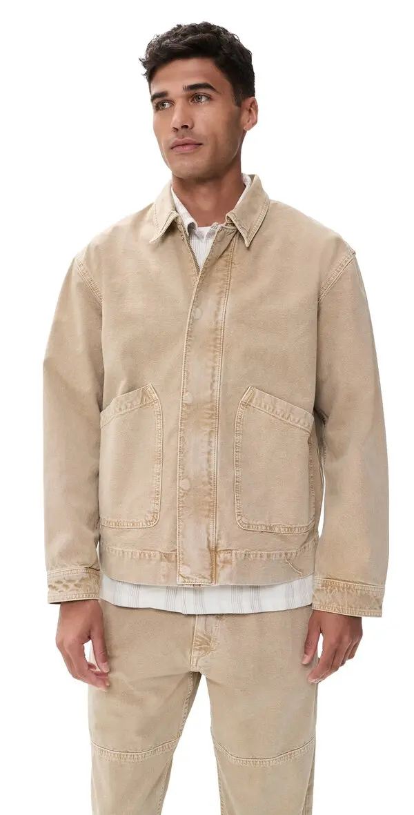Rag & Bone Canvas Hudson Jacket - Antitaupe