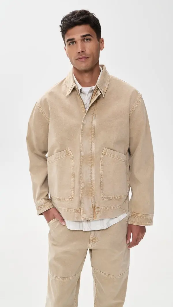Rag & Bone Canvas Hudson Jacket - Antitaupe