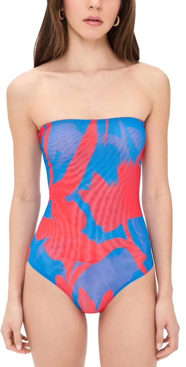 Eywasouls Malibu Soleil Bandeau One Piece - Radiant Flora