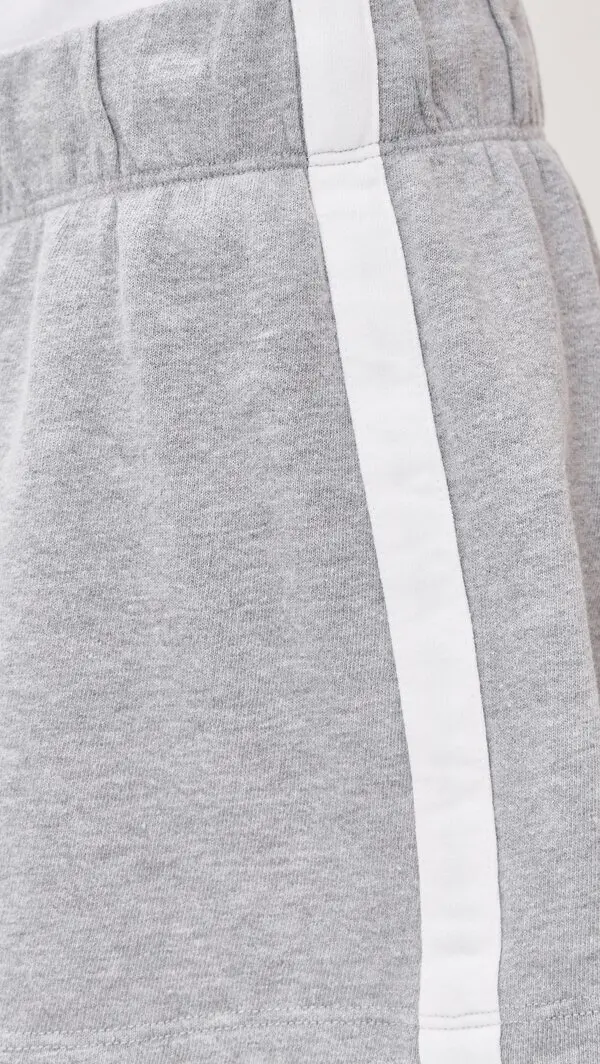 Year Of Ours Varsity Shorts - Heather Grey Wh