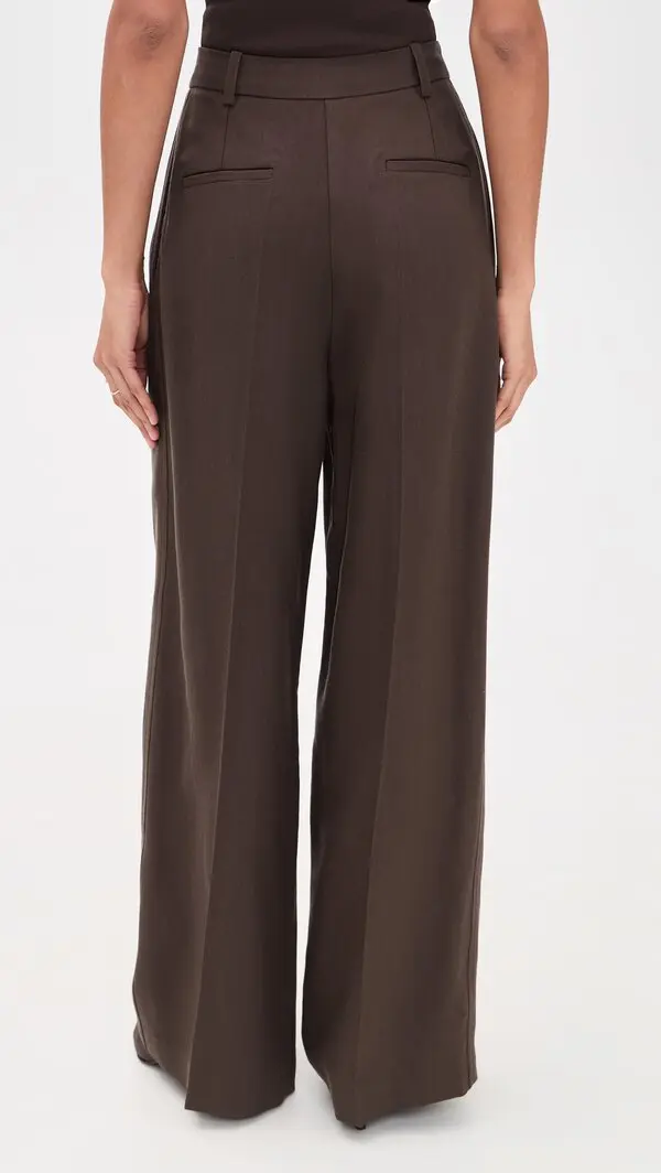 IRO PARIS Helis Trousers - Dark Brown